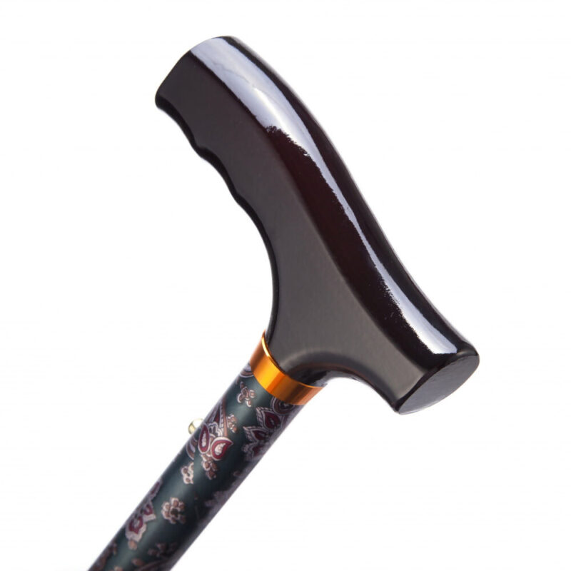 Folding Adjustable Walking Sticks – Paisley – Wheelchair Accessible ...